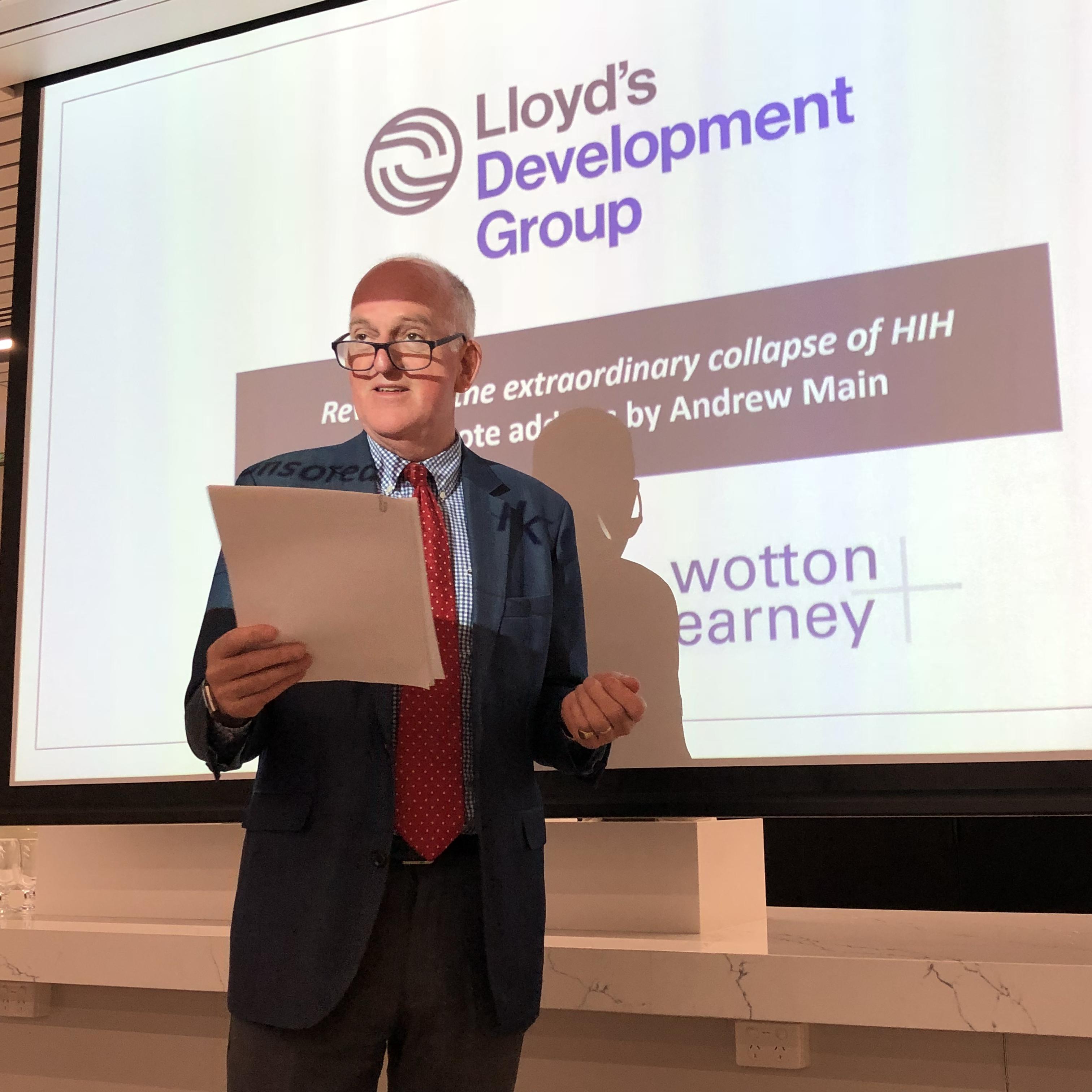 Thanks for coming: Revisiting the Collapse of HIH | Lloyd's Development ...